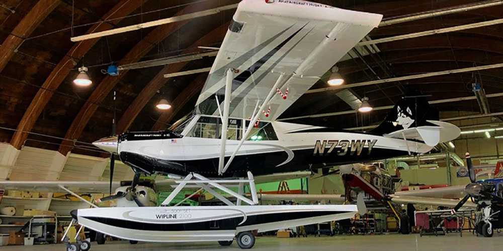 n73wy_husky_wipaire_floatplane_flying | Aircraft Manufacturers | Pitts ...