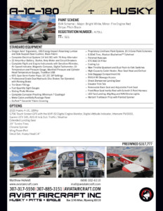AviatAircraftSpecSheet_N79LL_42424_Matt | Aircraft Manufacturers ...