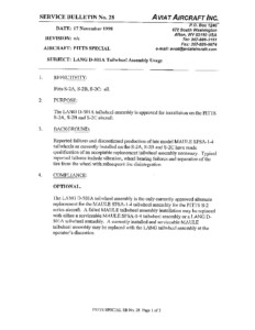 Service_Bulletin_Pitts_28 | Aircraft Manufacturers | Pitts, Husky ...