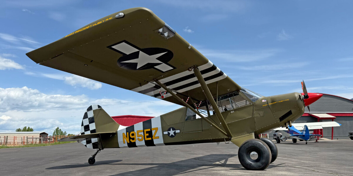 200 HP STOL Husky Aircraft with Military Paint Scheme | Aircraft ...